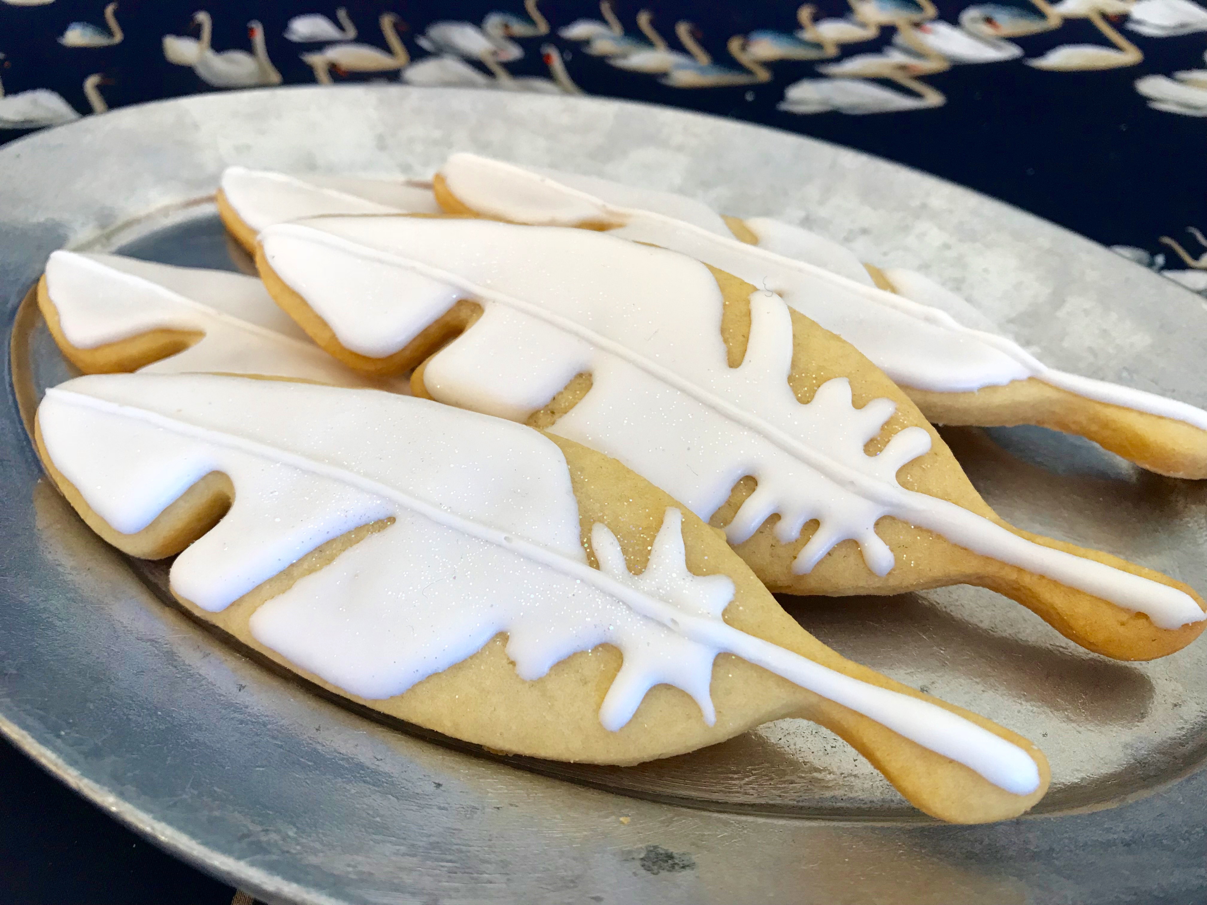 Swan Feather Sugar Cookies – Bakers Brigade