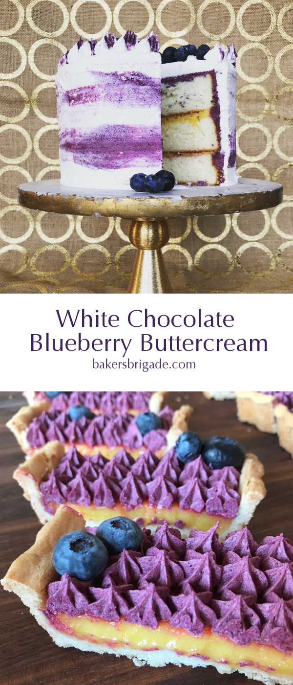 White Chocolate Blueberry Buttercream-Gorgeous color, Big Flavor